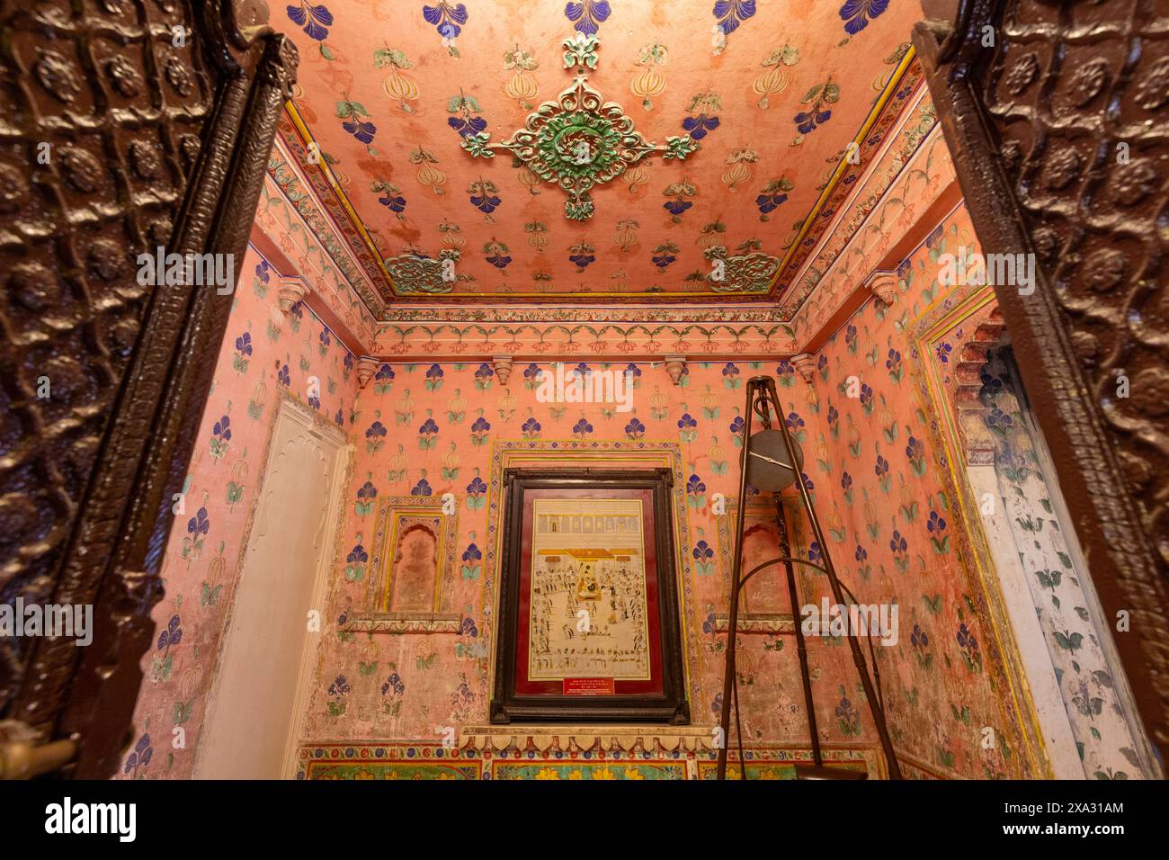 The Lotus Room in the City Palace, Udaipur, Rajasthan, India, South ...