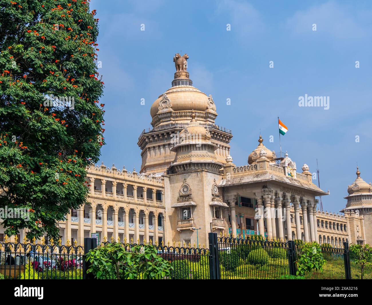 Bangalore, INDIA - December 12, 2024 : The Vidhana Soudha in Bangalore ...