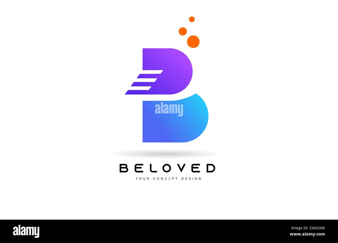 B colors logo Cut Out Stock Images & Pictures - Alamy