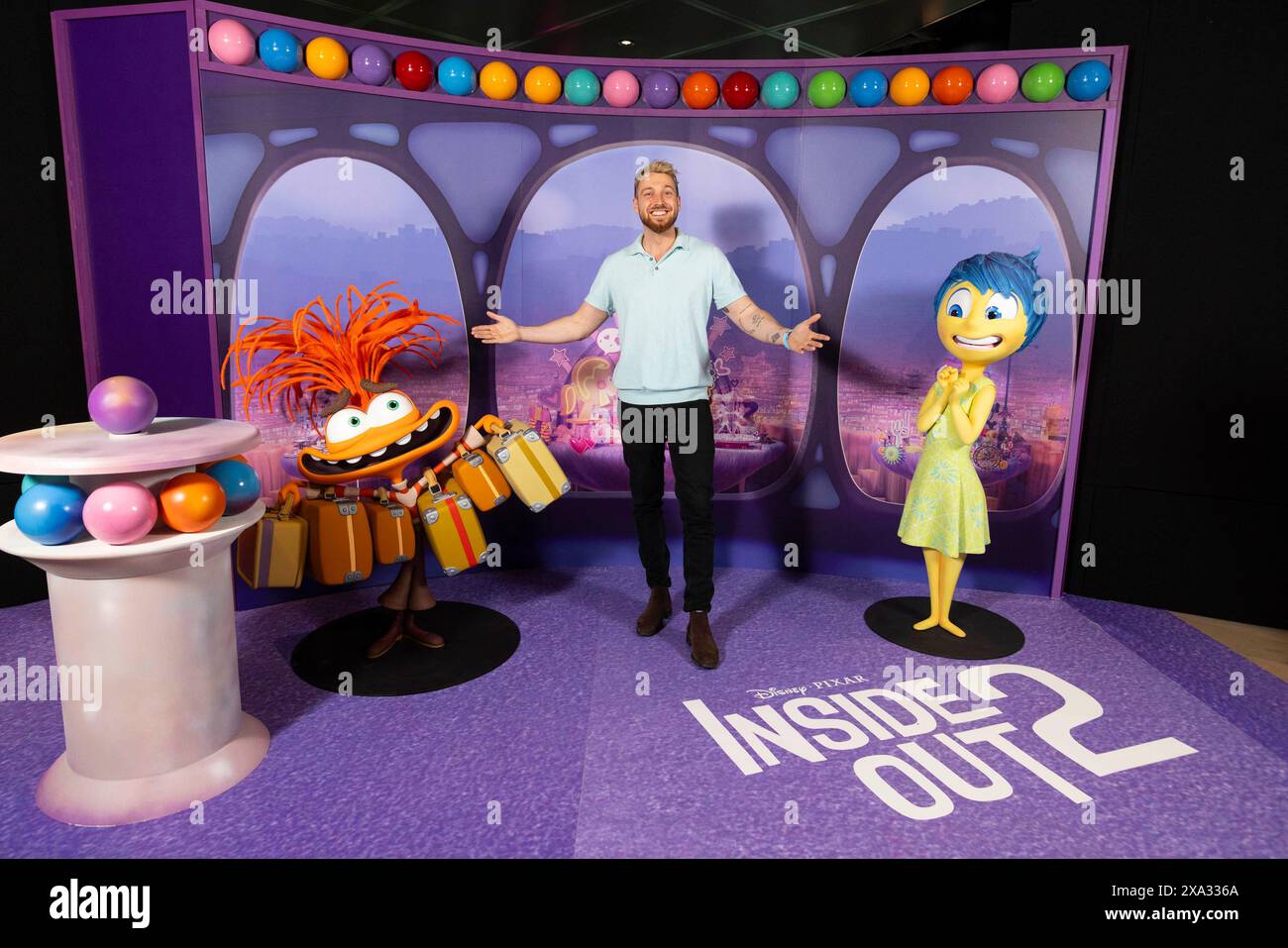 EDITORIAL USE ONLY Sam Thompson at the TikTok London office for a ...