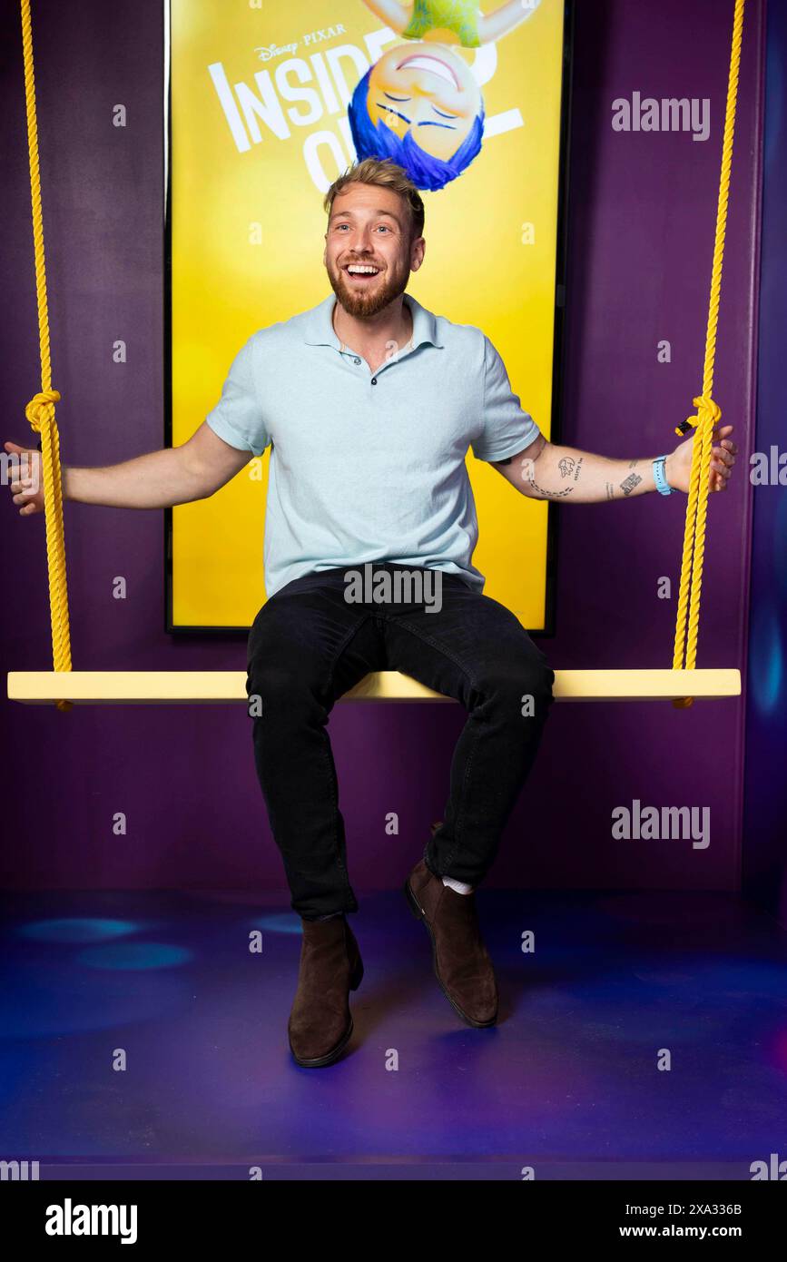 EDITORIAL USE ONLY Sam Thompson at the TikTok London office for a ...