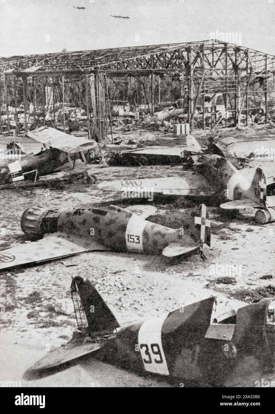 Two planes wrecked hi-res stock photography and images - Alamy