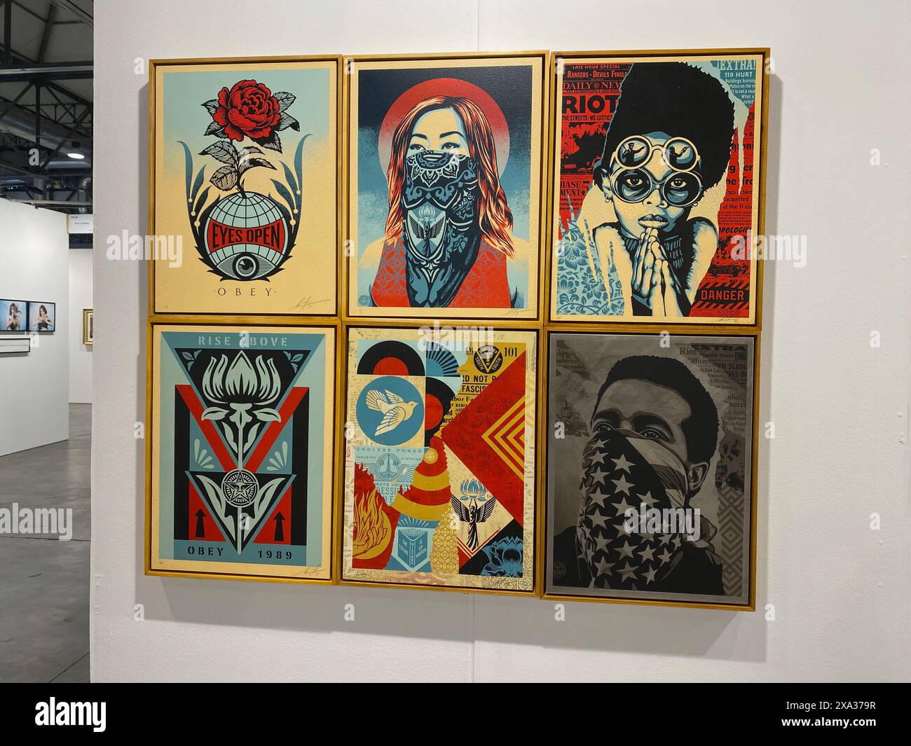 Cremona Italy - March 22nd 2024 Vibrant display of contemporary art ...