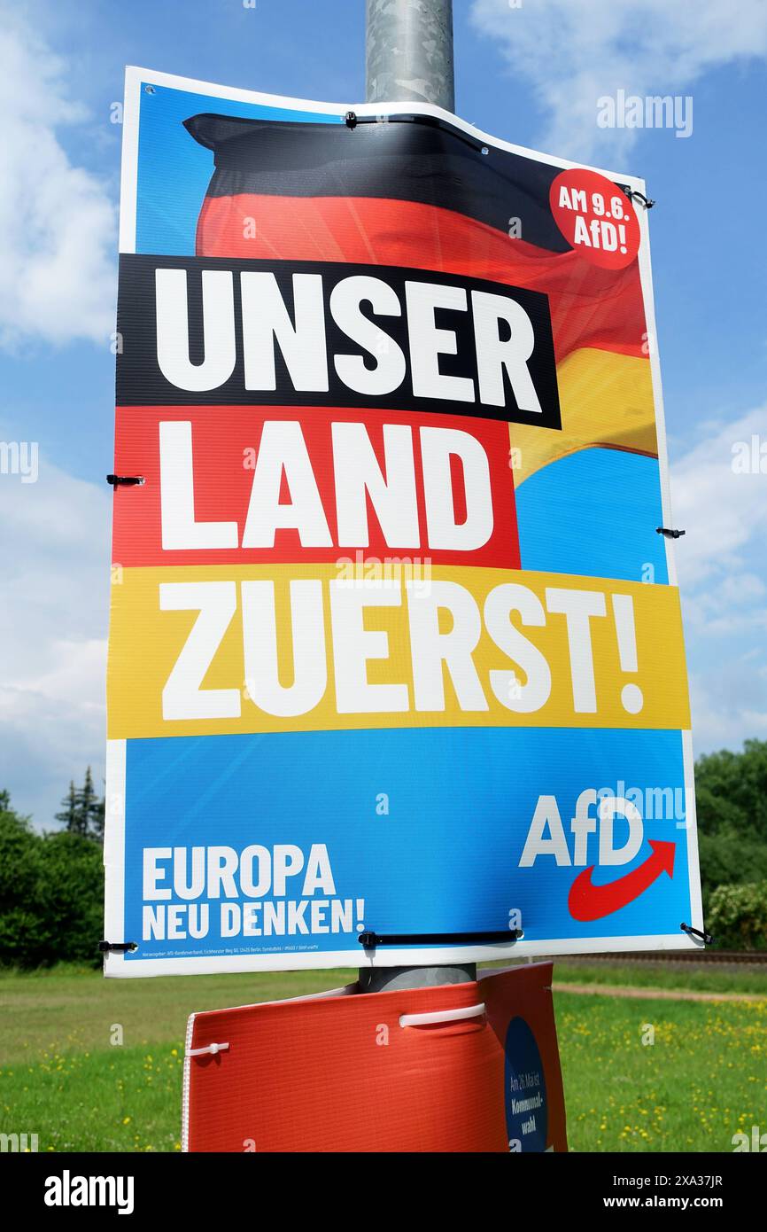 AfD-Wahlplakat - Wahl zum Europäischen Parlament - Die Wahl zum ...