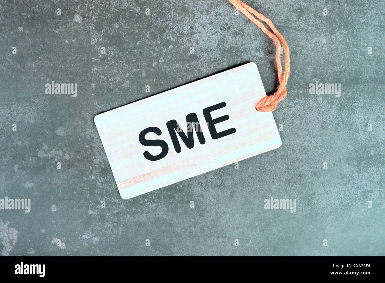 Conceptual image. Business Acronym SME as Subject Matter Expert. SME on ...