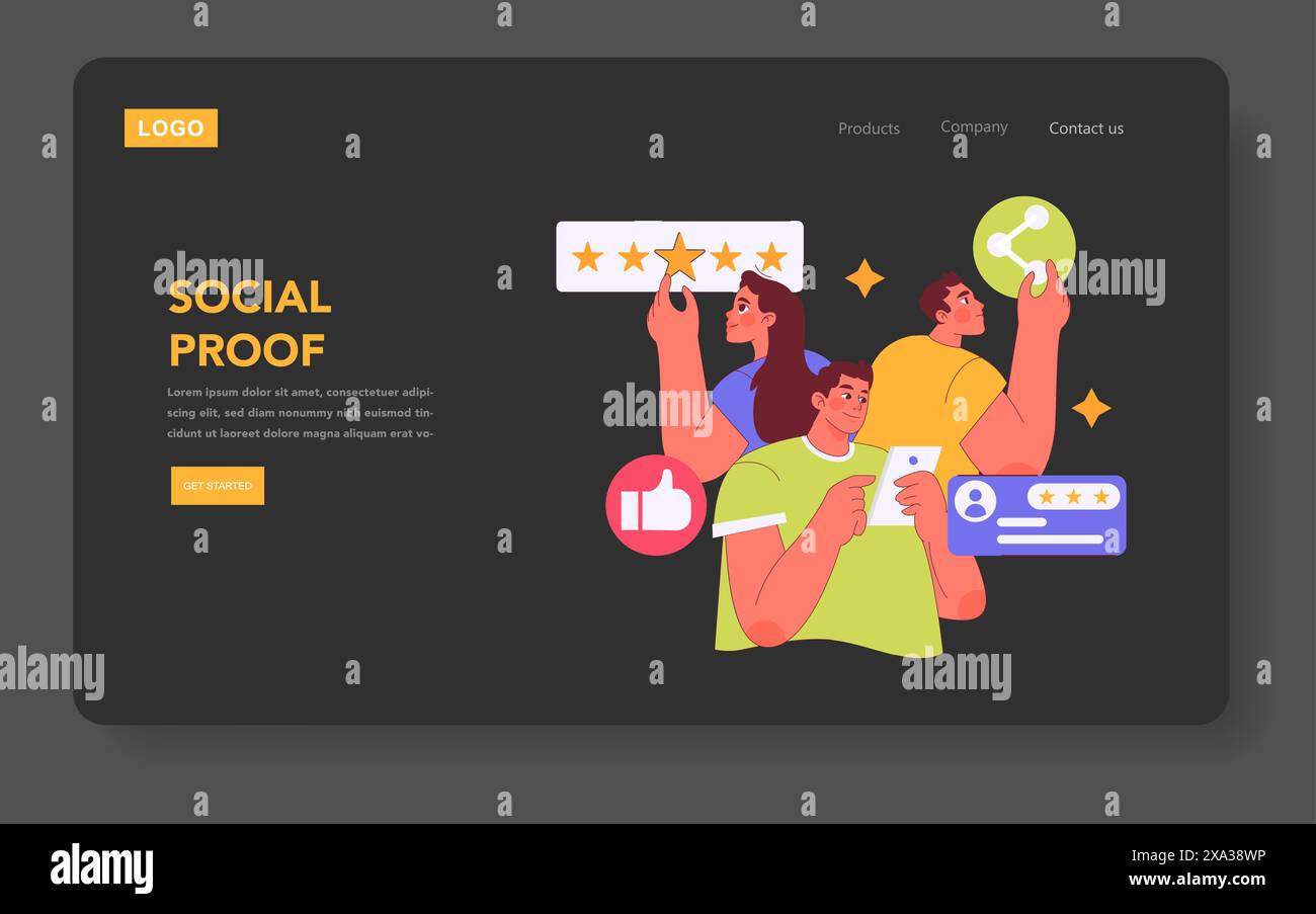 Influencer Marketing concept. Digital influencers engaging with ...