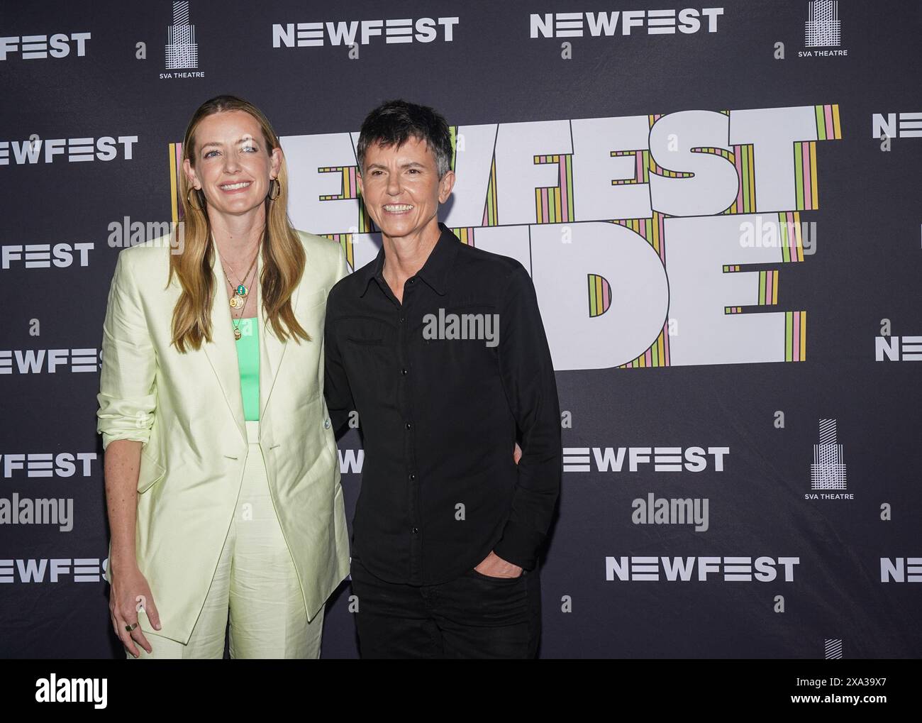 Stephanie Allynne and Tig Notaro are attending Newfest Red Carpet for ...