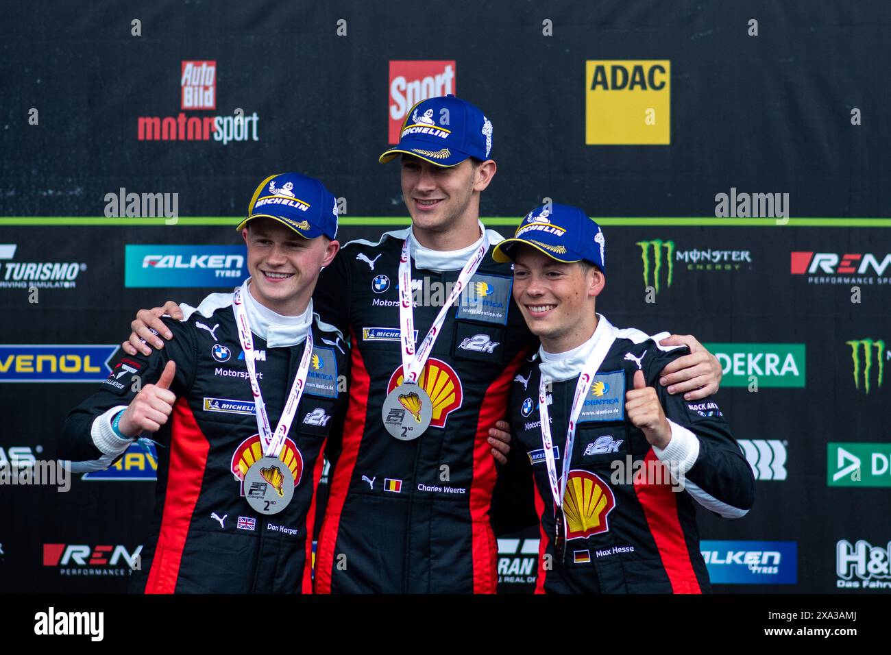 Daniel Harper, Max Hesse, Charles Weerts (BMW M Team RMG, BMW M4 GT3 ...