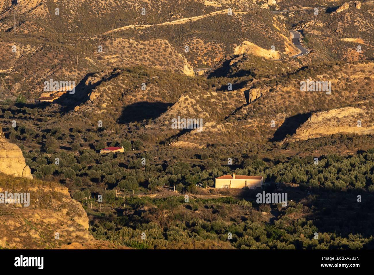 Gorafe, Gor river valley, Guadix region, Granada Geopark, Granada ...