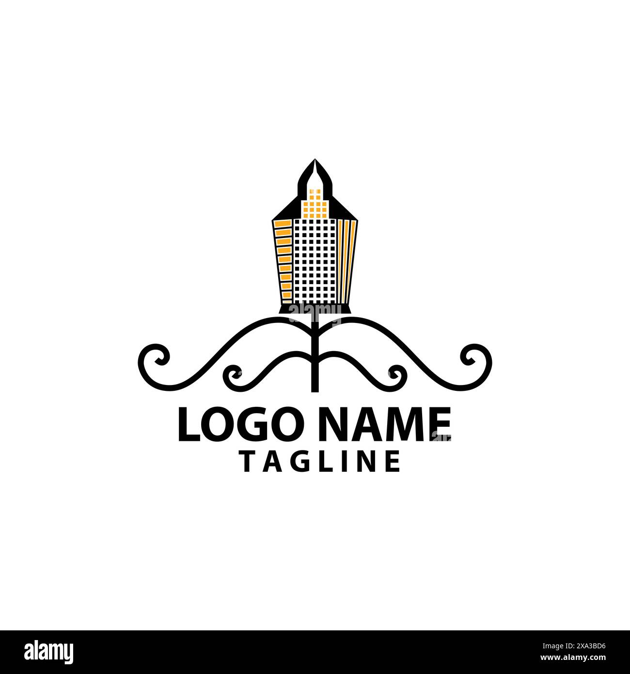 porch city logo design vector Stock Vector Image & Art - Alamy