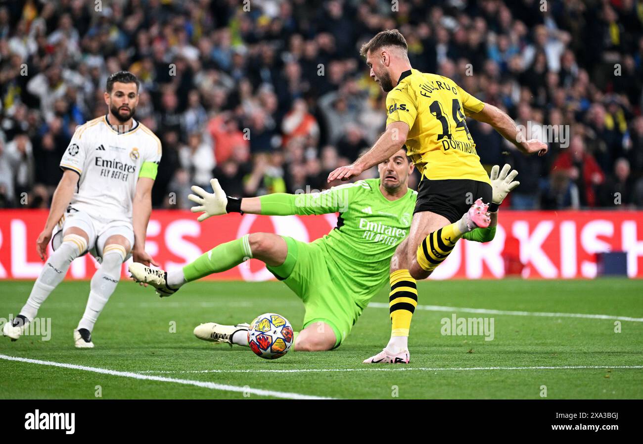 Fussball, Champions League Finale, Saison 2023/2024, Wembley Stadium ...