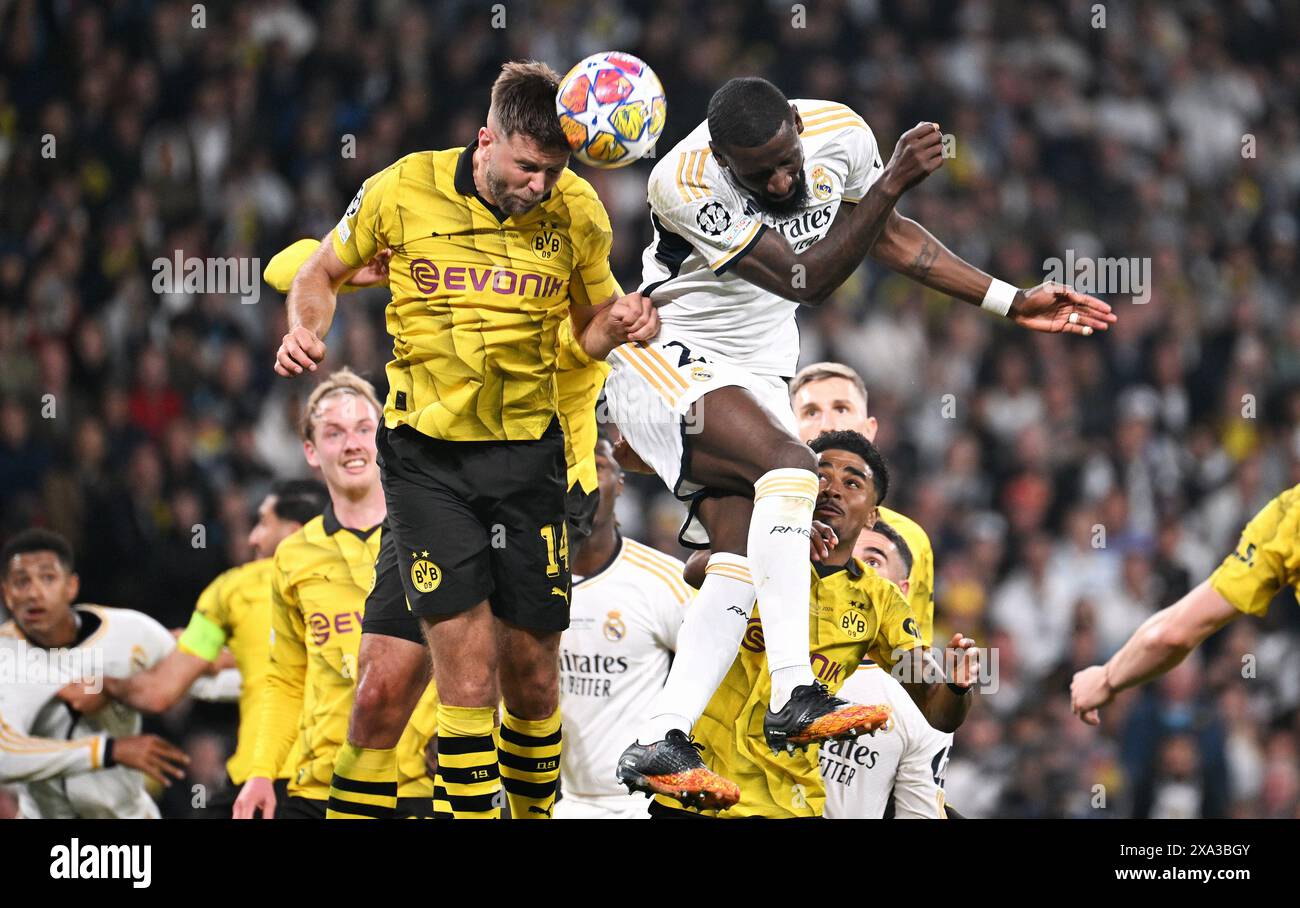 Fussball, Champions League Finale, Saison 2023/2024, Wembley Stadium ...