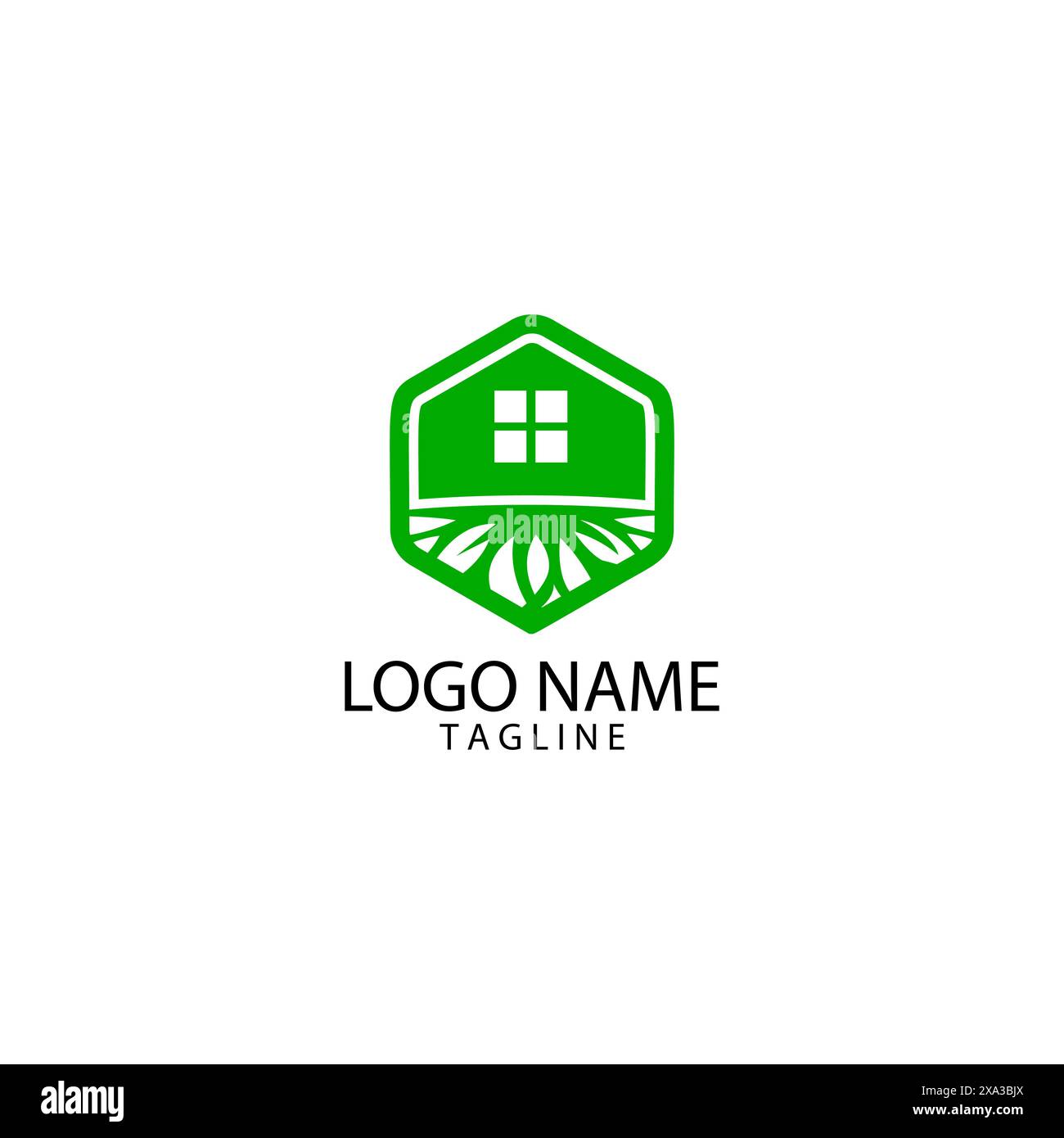 root house logo design vector Stock Vector Image & Art - Alamy