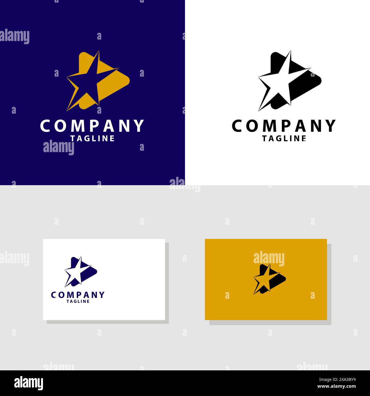 star play logo design vector Stock Vector Image & Art - Alamy