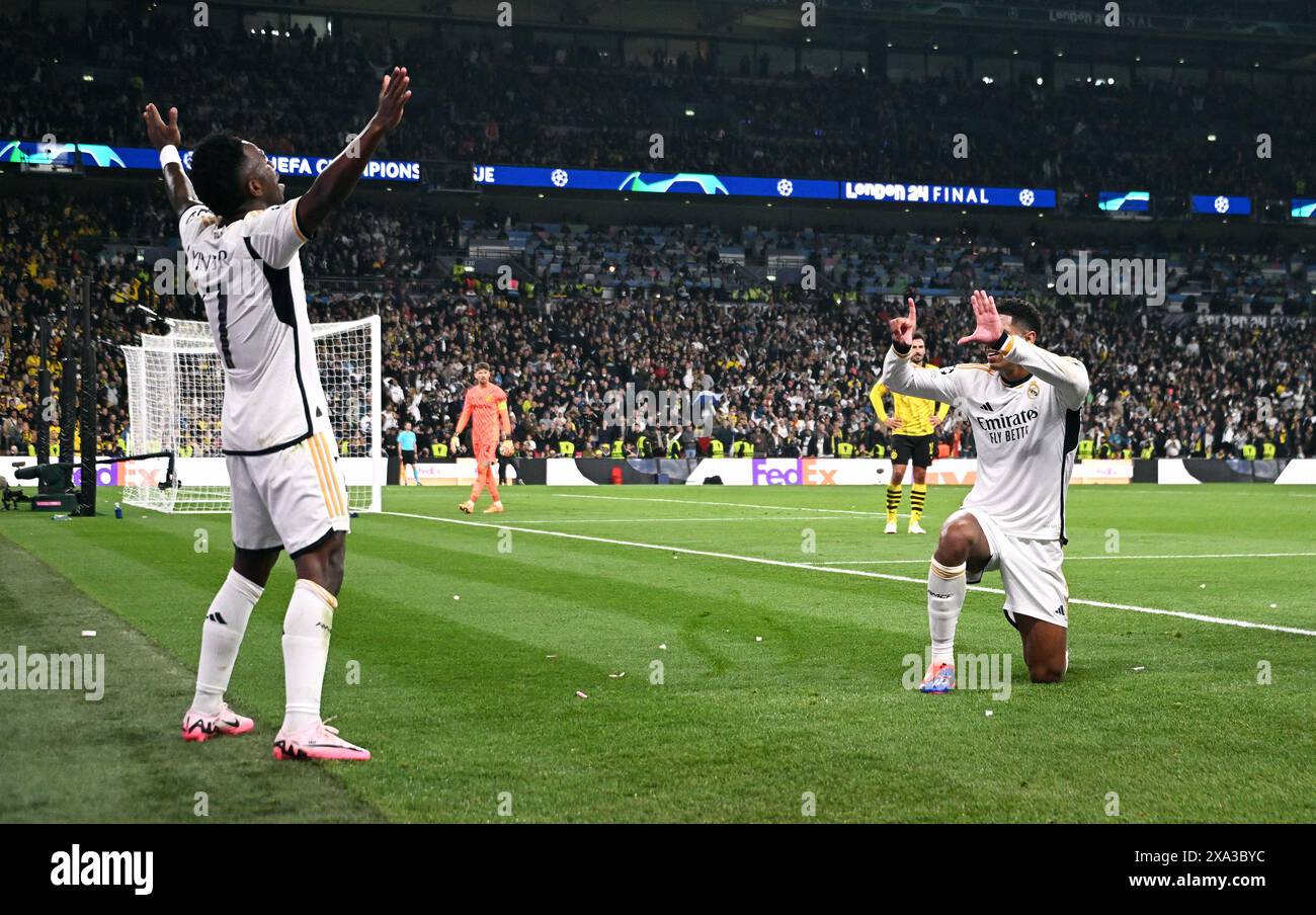 Fussball, Champions League Finale, Saison 2023/2024, Wembley Stadium London: Bor. Dortmund ...