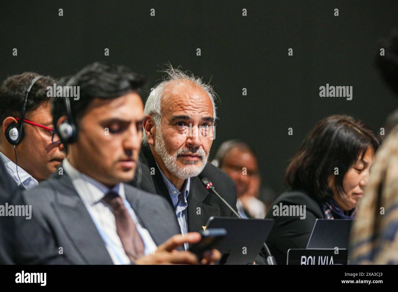 Bonn, Germany, Germany. 3rd June, 2024. A representative of Bolivia ...