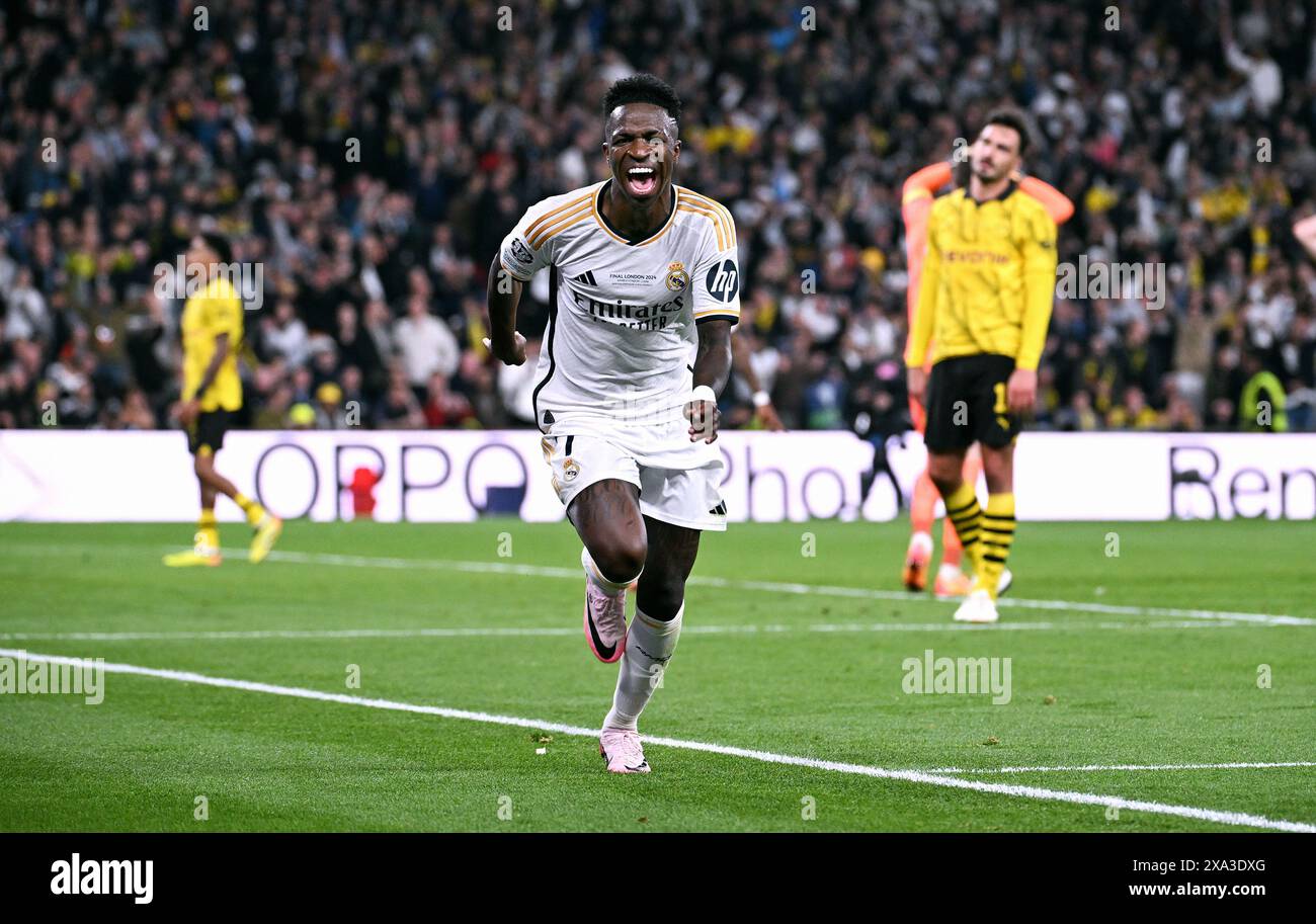 Fussball, Champions League Finale, Saison 2023/2024, Wembley Stadium London: Bor. Dortmund ...