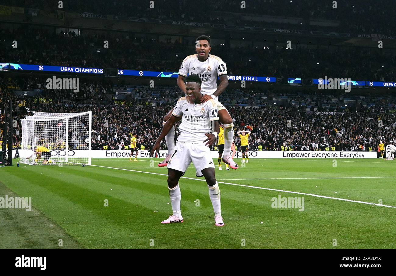 Fussball, Champions League Finale, Saison 2023/2024, Wembley Stadium London: Bor. Dortmund ...