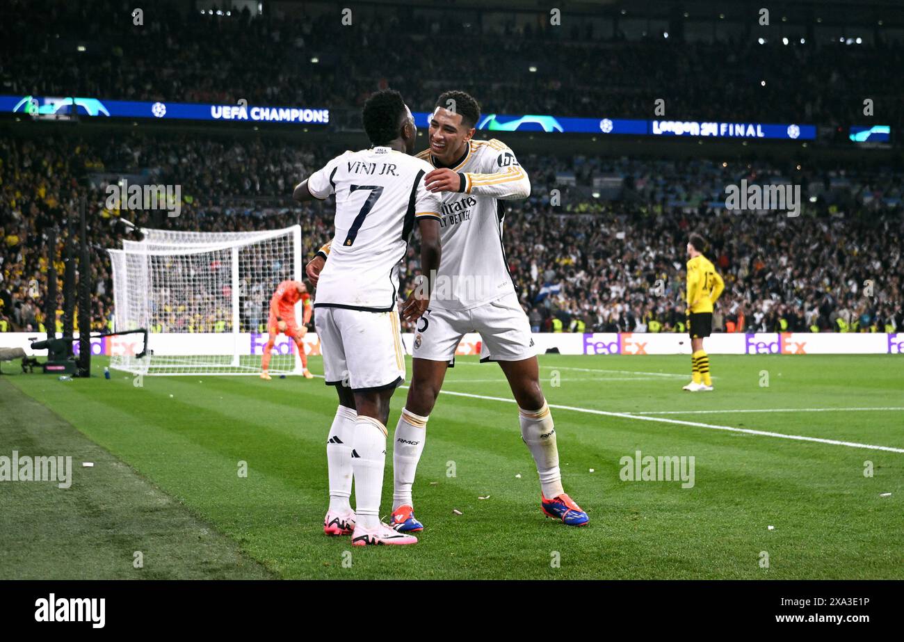 Fussball, Champions League Finale, Saison 2023/2024, Wembley Stadium London: Bor. Dortmund ...