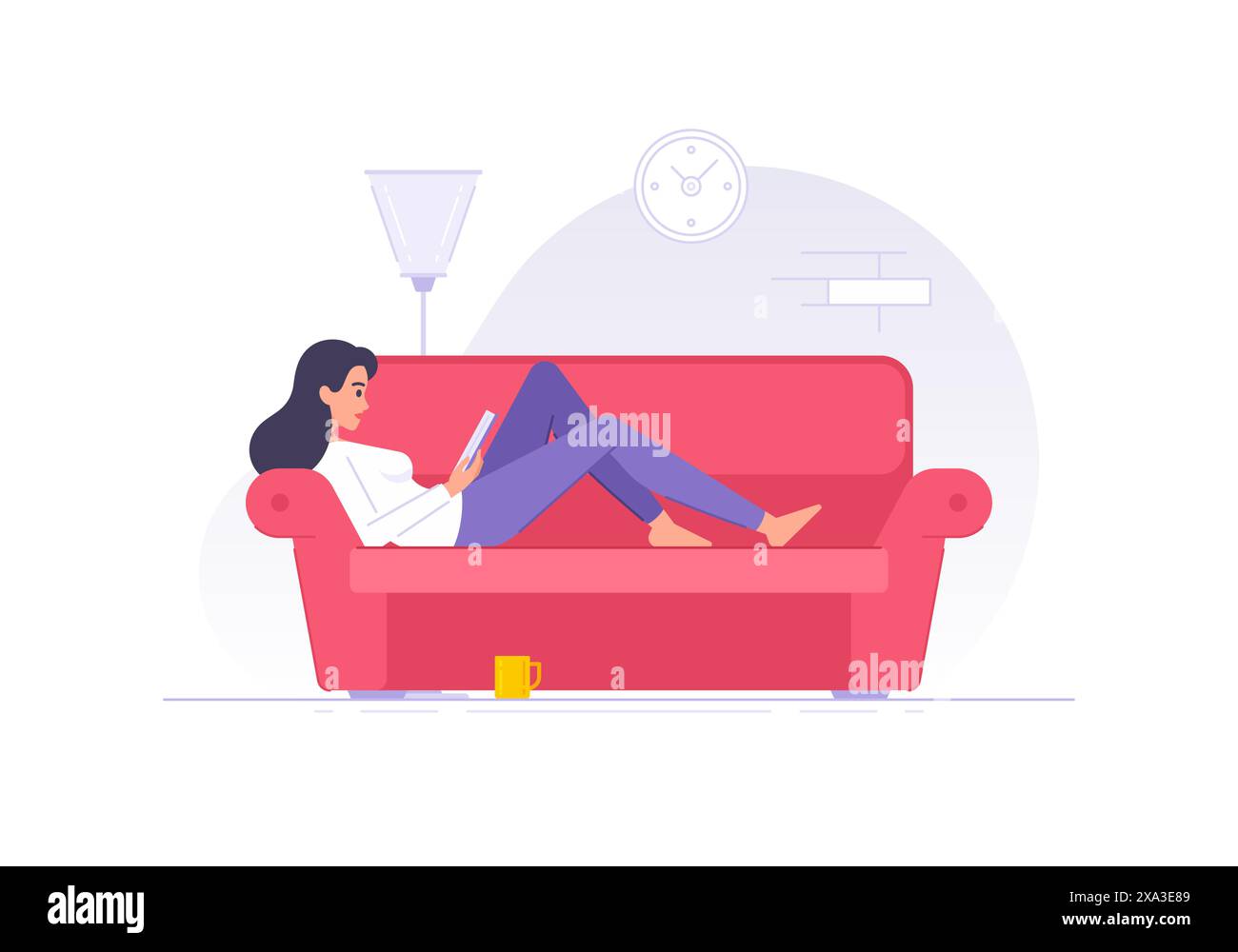 Interesting home interior Stock Vector Images - Alamy