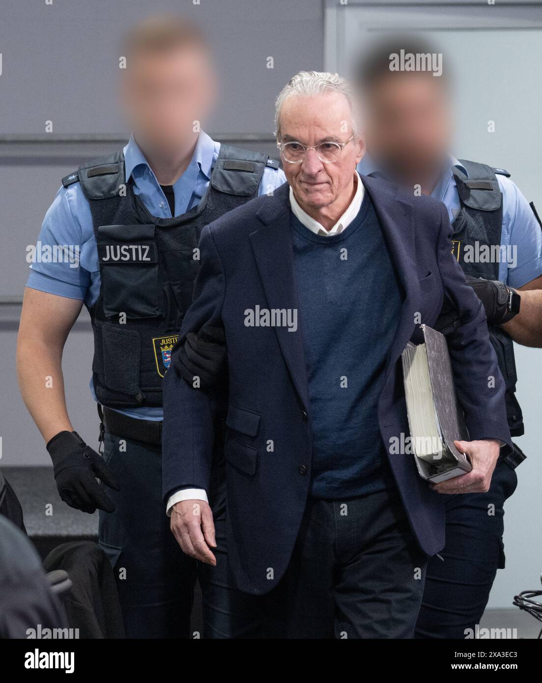 04 June 2024, Hesse, Frankfurt/Main: The main defendant, Henry XIII ...