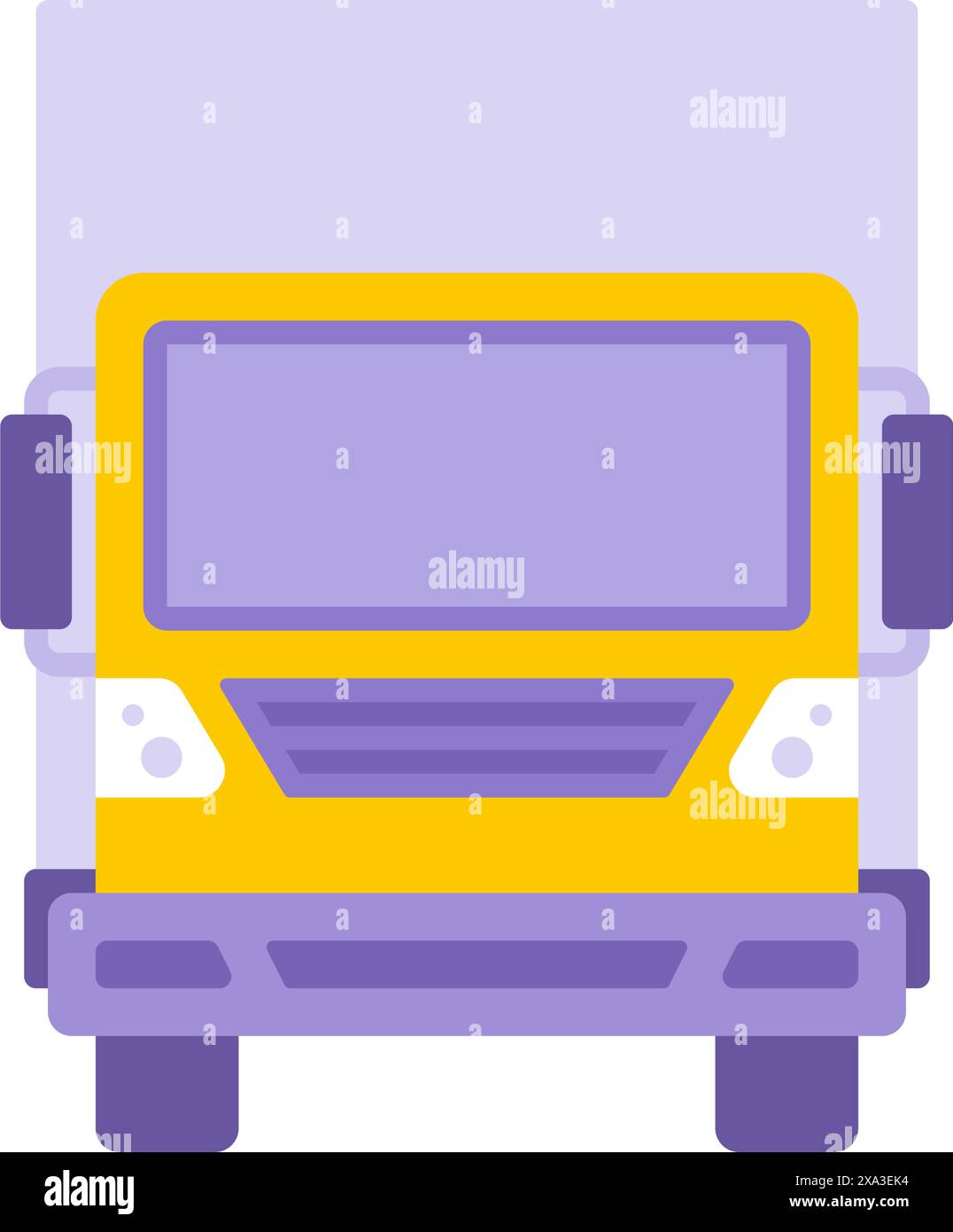 Grocery delivery truck van Cut Out Stock Images & Pictures - Alamy