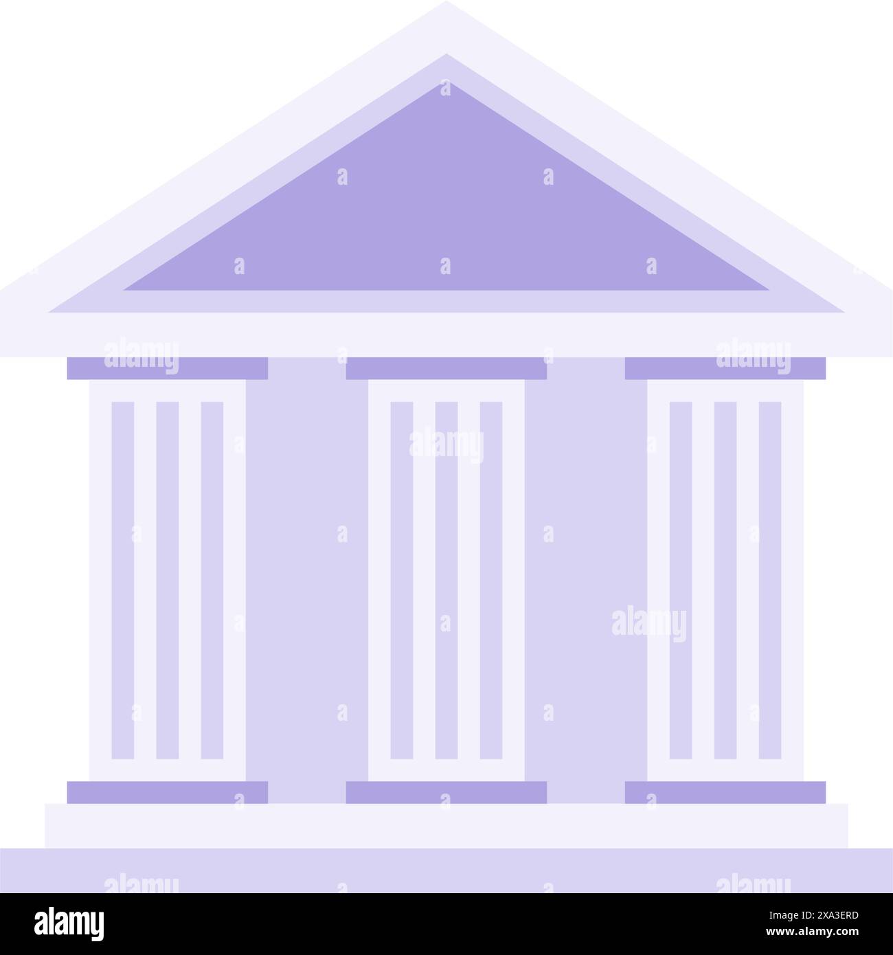 Antique house building Greek traditional architecture exterior vector ...