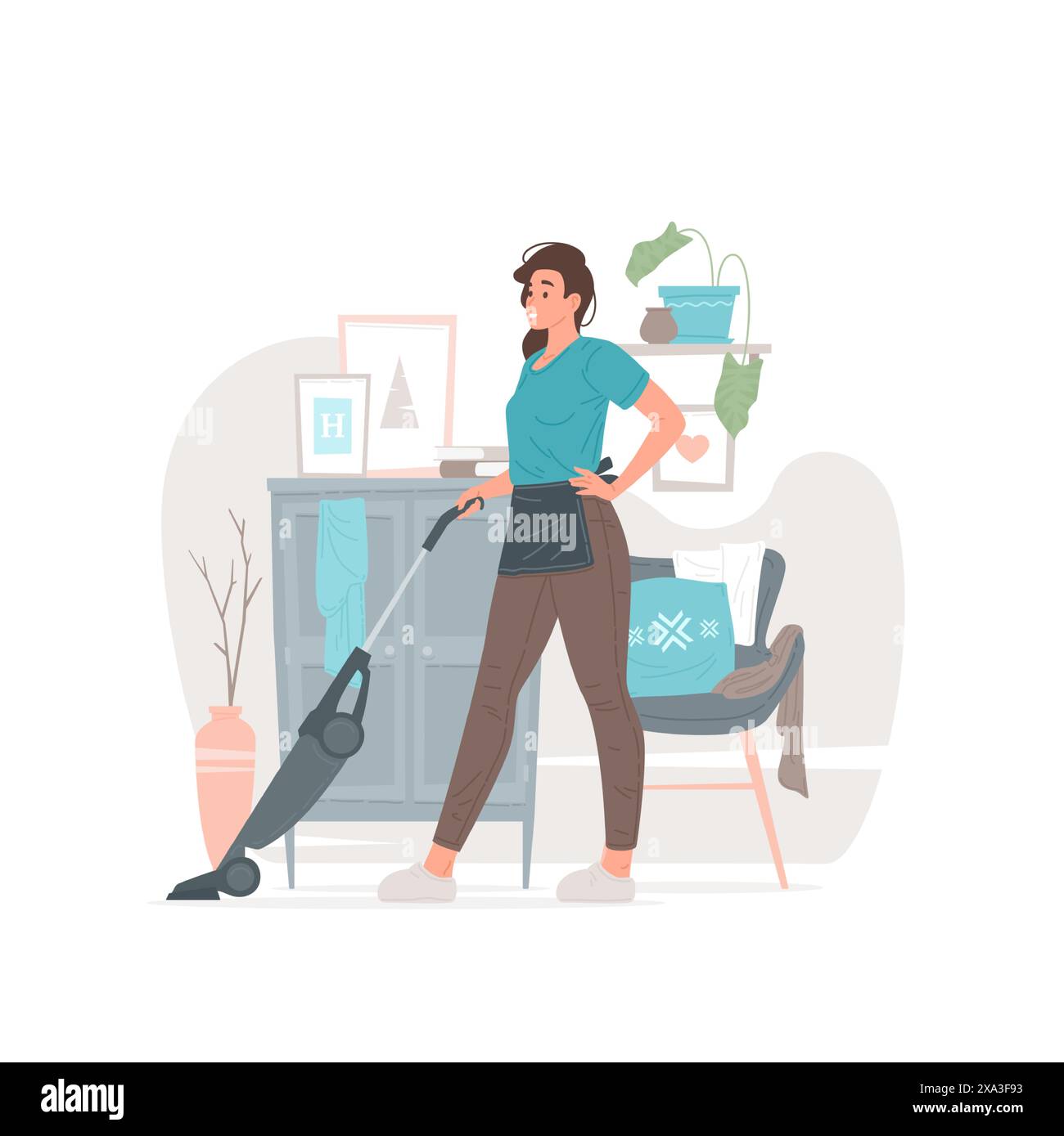 House dust from vacuum Stock Vector Images - Alamy
