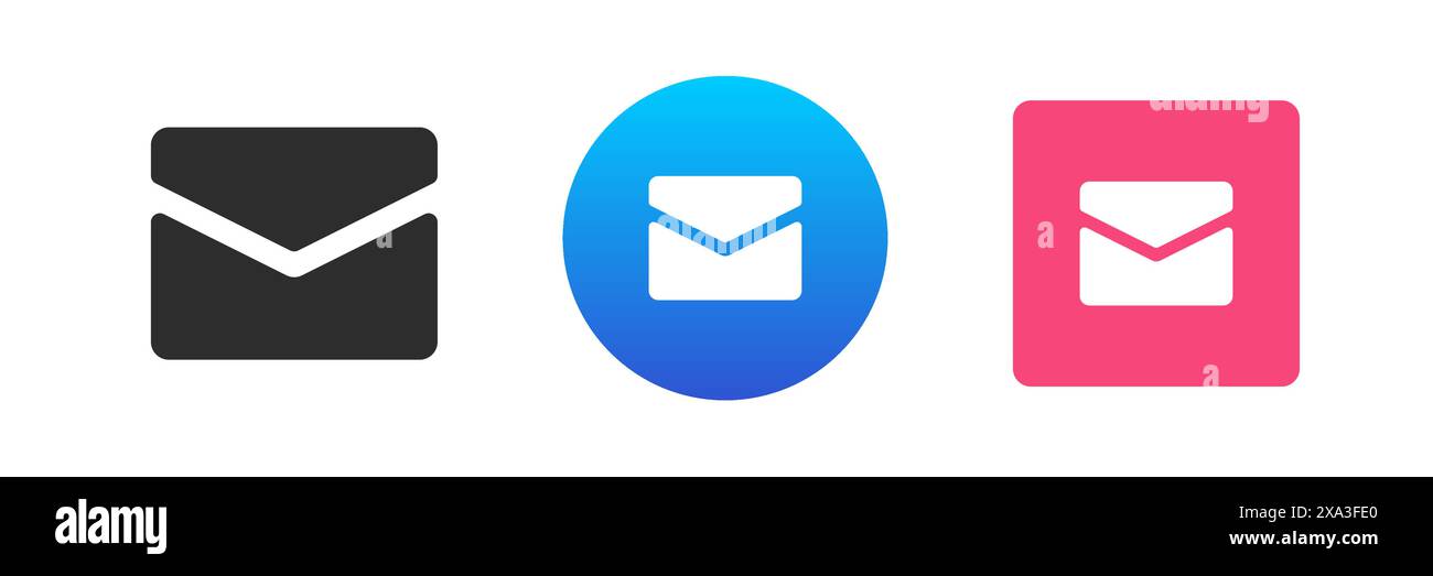 Mail incoming newsletter internet notification icon email closed ...