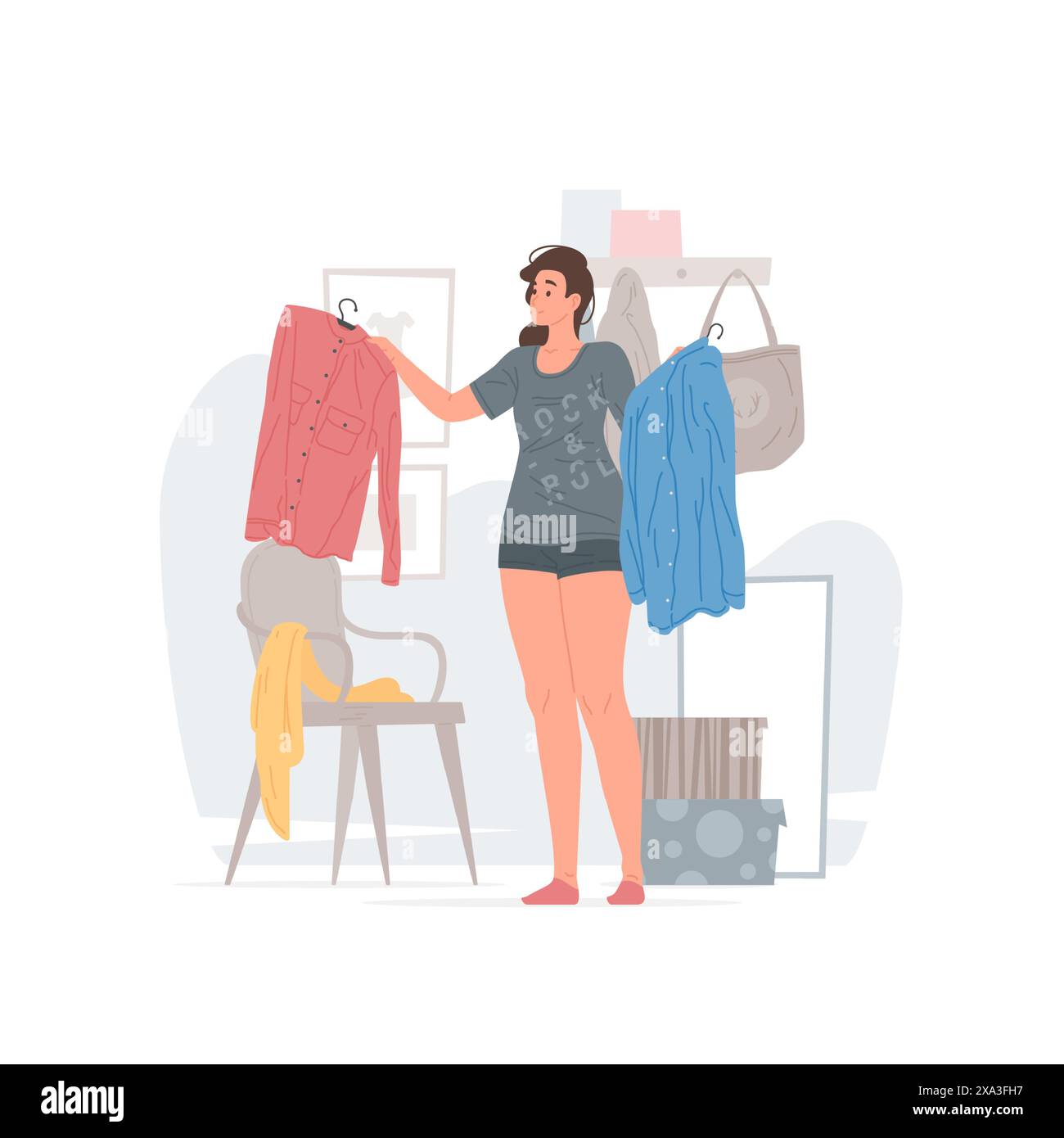 Choosing chair Cut Out Stock Images & Pictures - Alamy