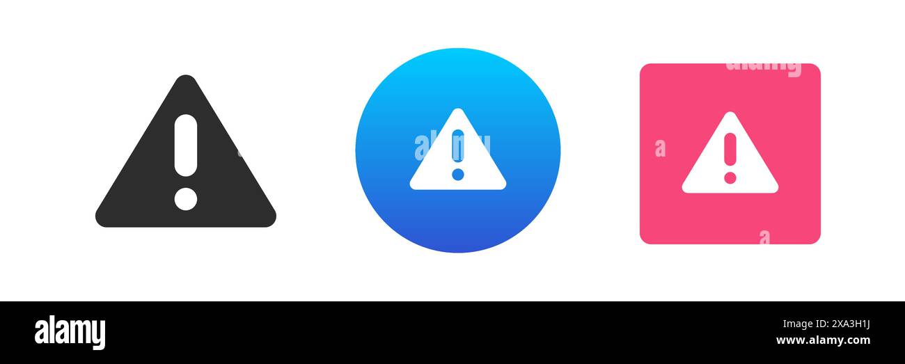 Exclamation point triangle warning attention symbol important ...