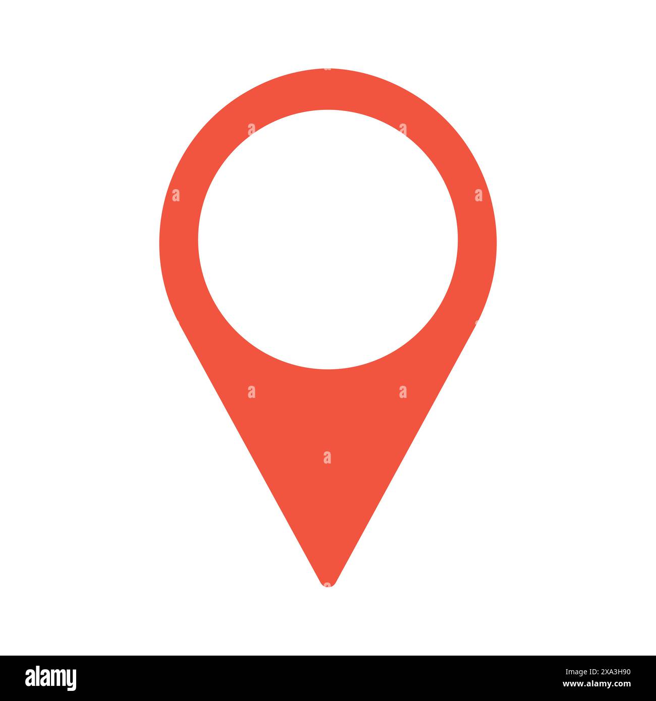Map set icon. Yellow map, red location pin, pointer, route, location, navigation, travel ...