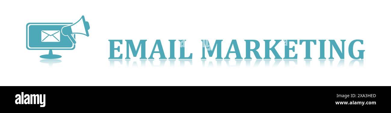 Illustration of an email marketing concept Stock Photo - Alamy