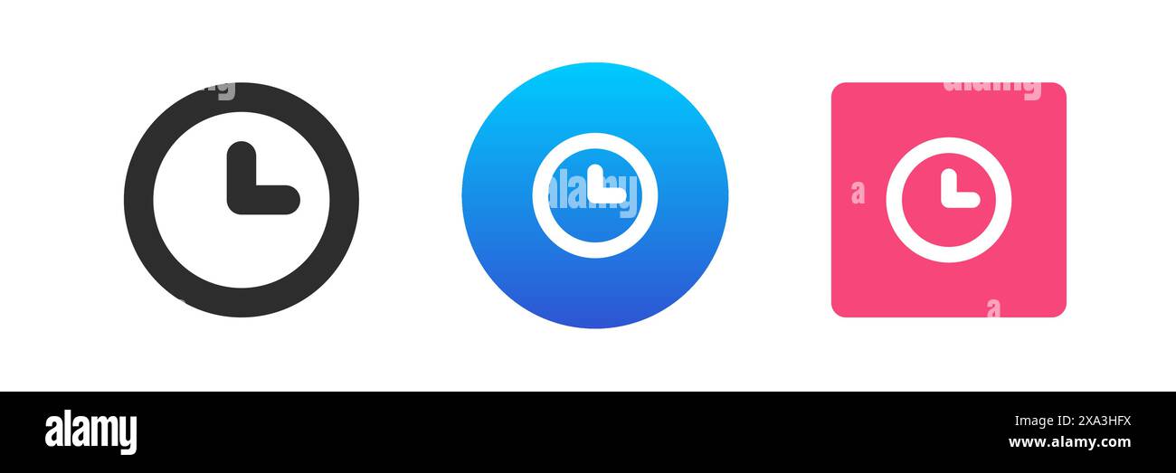 Time watch clock deadline checking timing countdown measurement icon ...