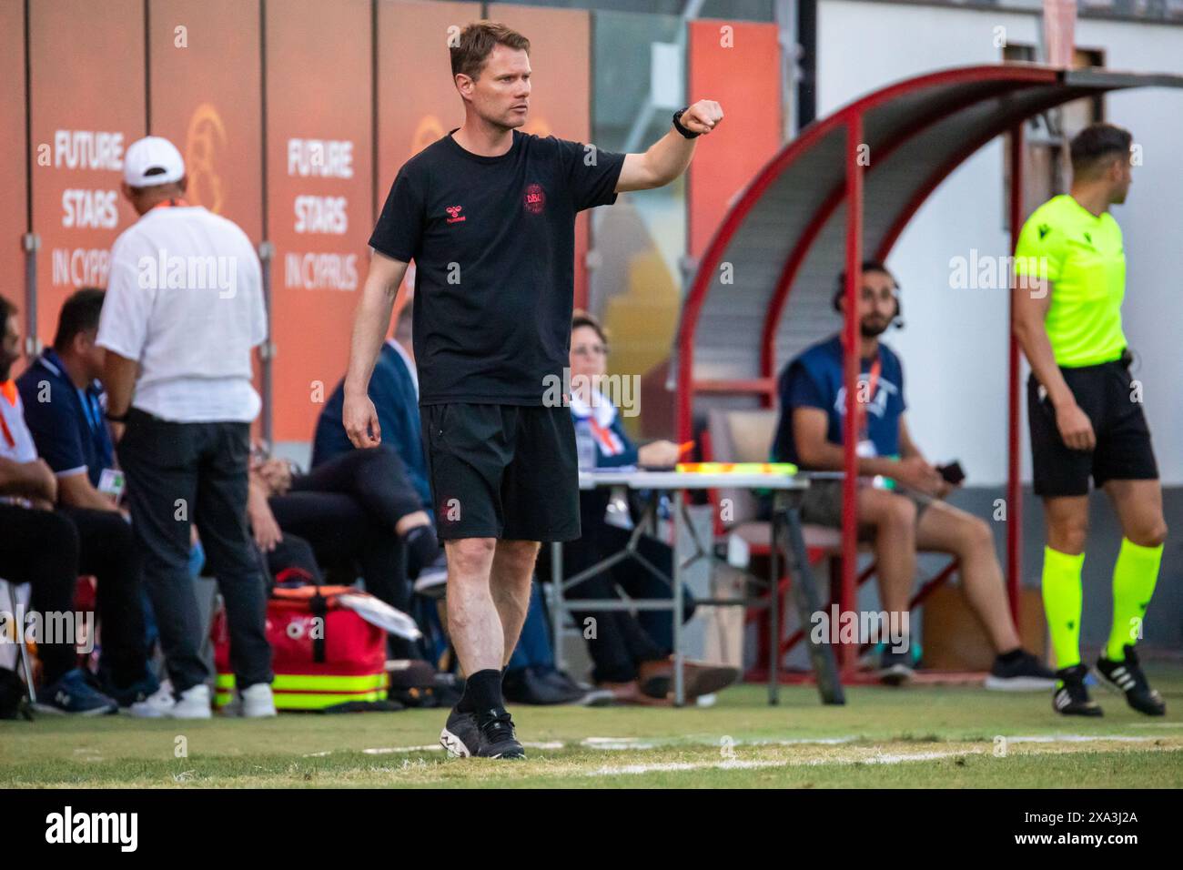 During the UEFA Euro Under-17 Championship 2024 Quarter-final football ...