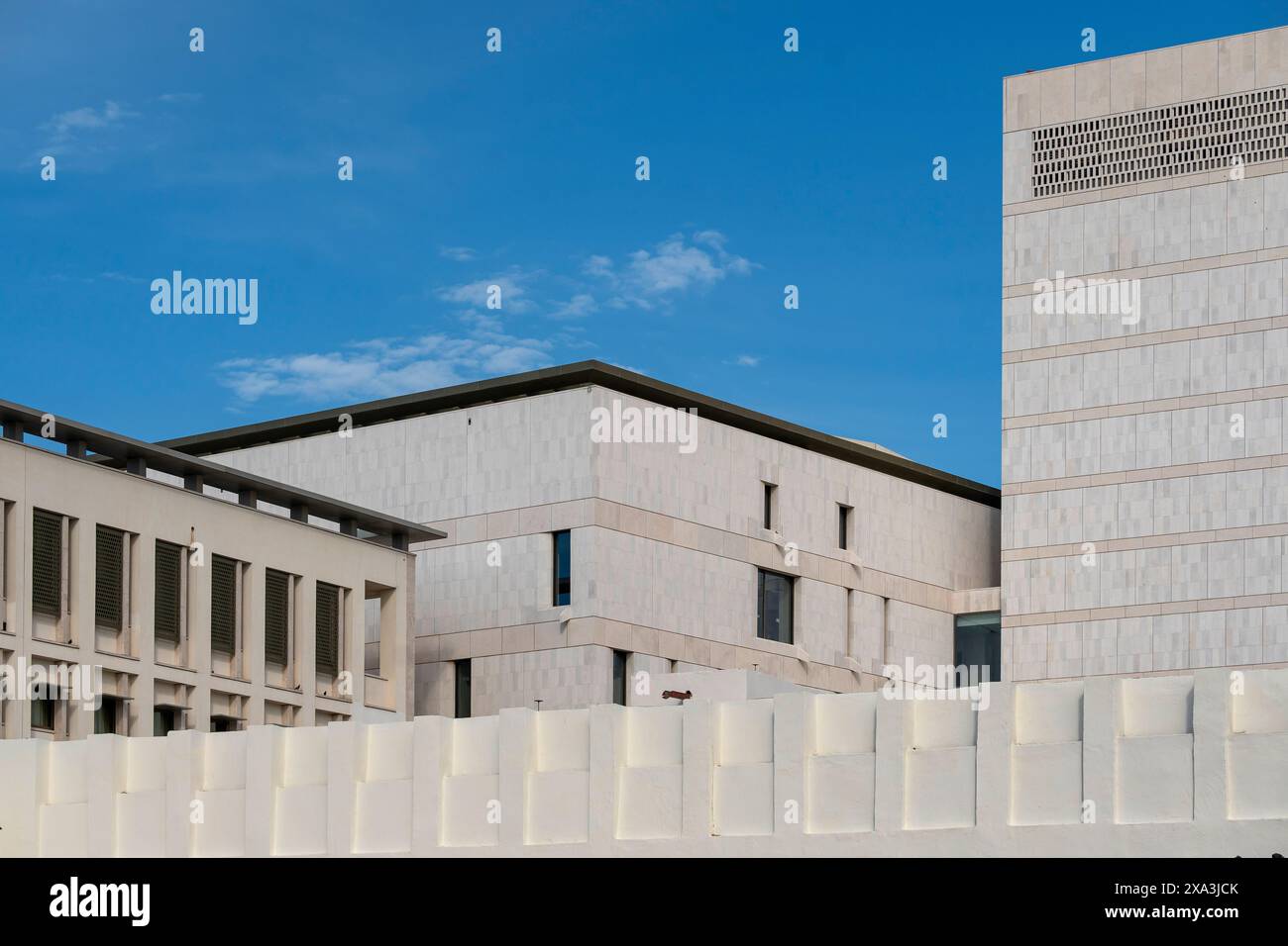 Building Architecture of Msheireb Downtown Doha Qatar Stock Photo - Alamy
