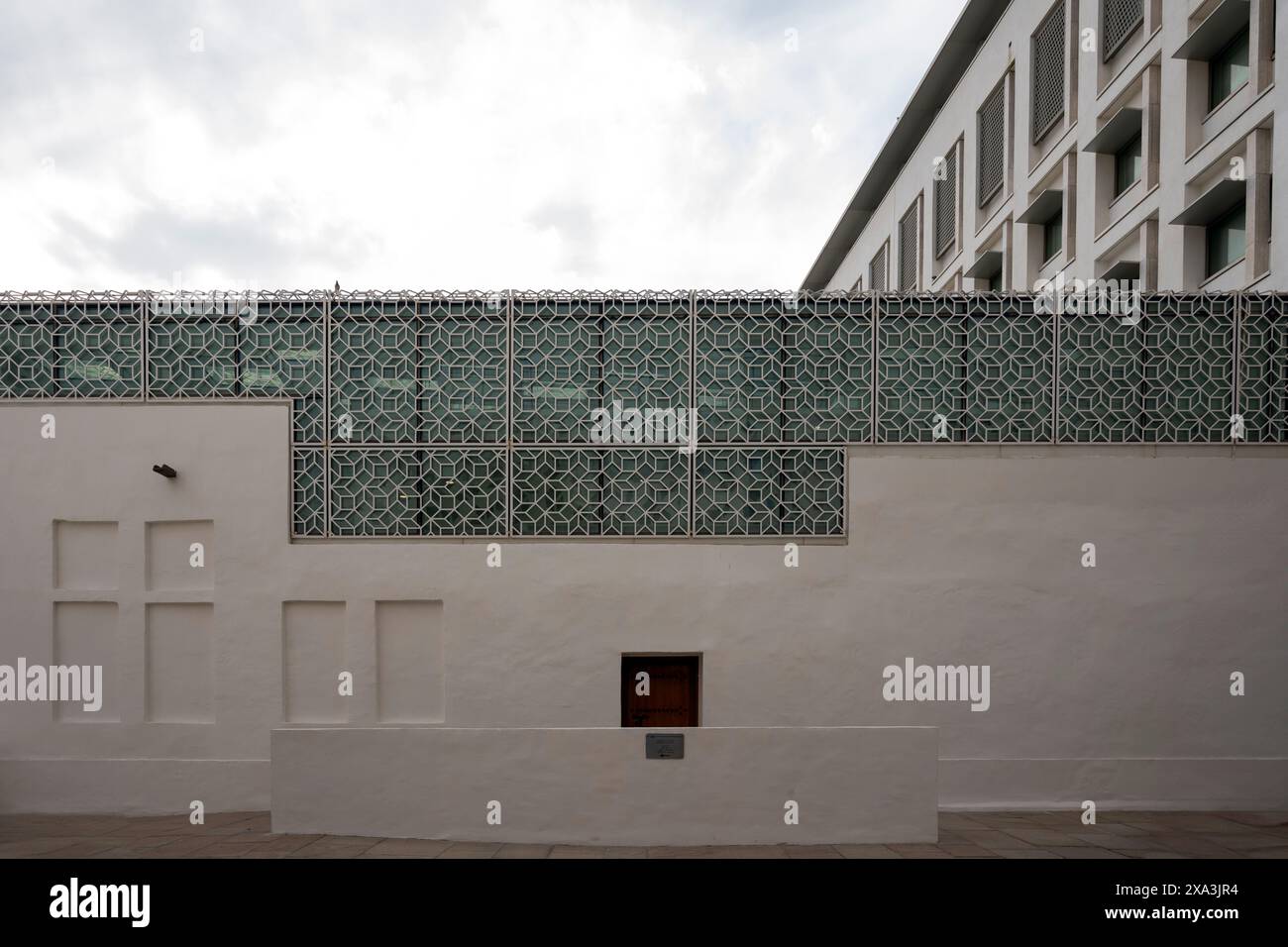 Building Architecture of Msheireb Downtown Doha Qatar Stock Photo - Alamy