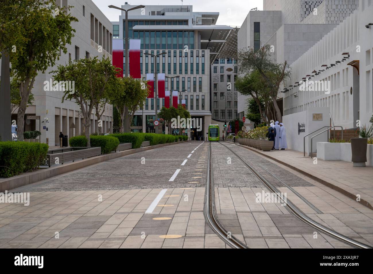 Building Architecture of Msheireb Downtown Doha Qatar Stock Photo - Alamy
