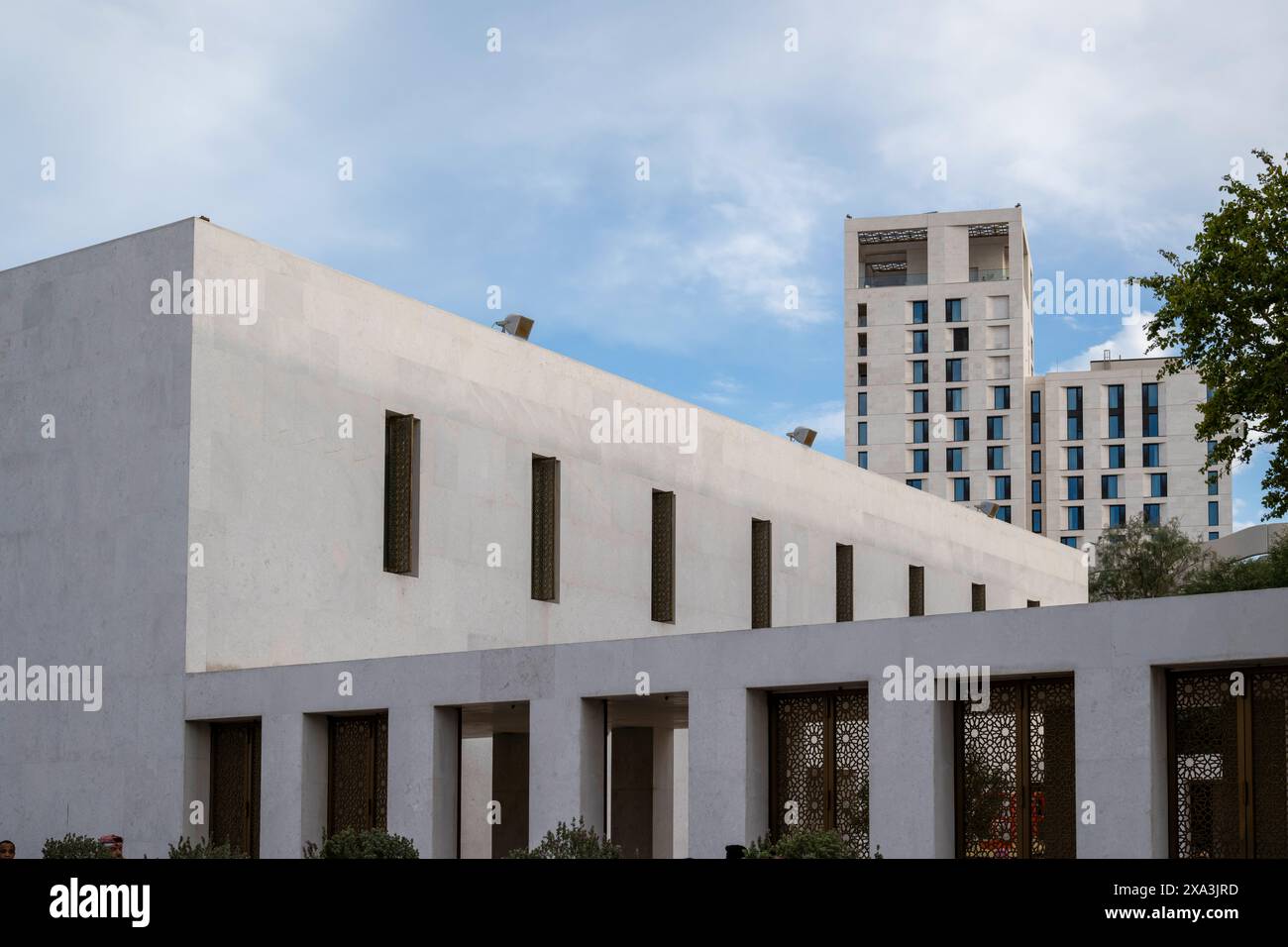 Building Architecture of Msheireb Downtown Doha Qatar Stock Photo - Alamy