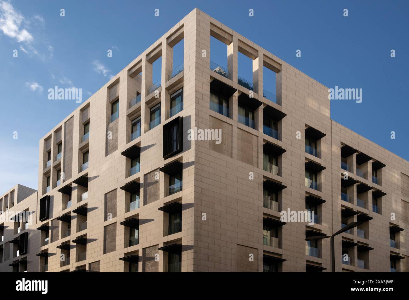 Building Architecture of Msheireb Downtown Doha Qatar Stock Photo - Alamy