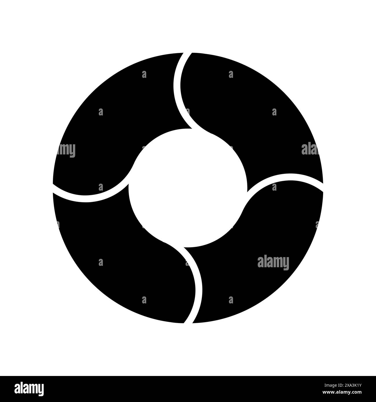 Lifesaver set icon. Red and blue ring, safety equipment, flotation ...