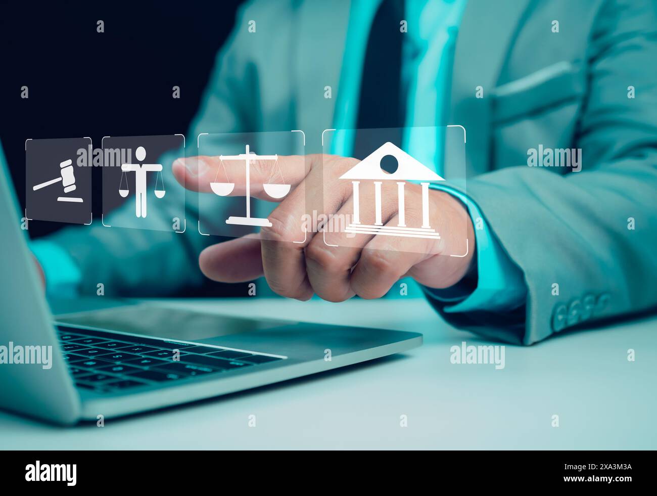 Virtual court justice hi-res stock photography and images - Alamy