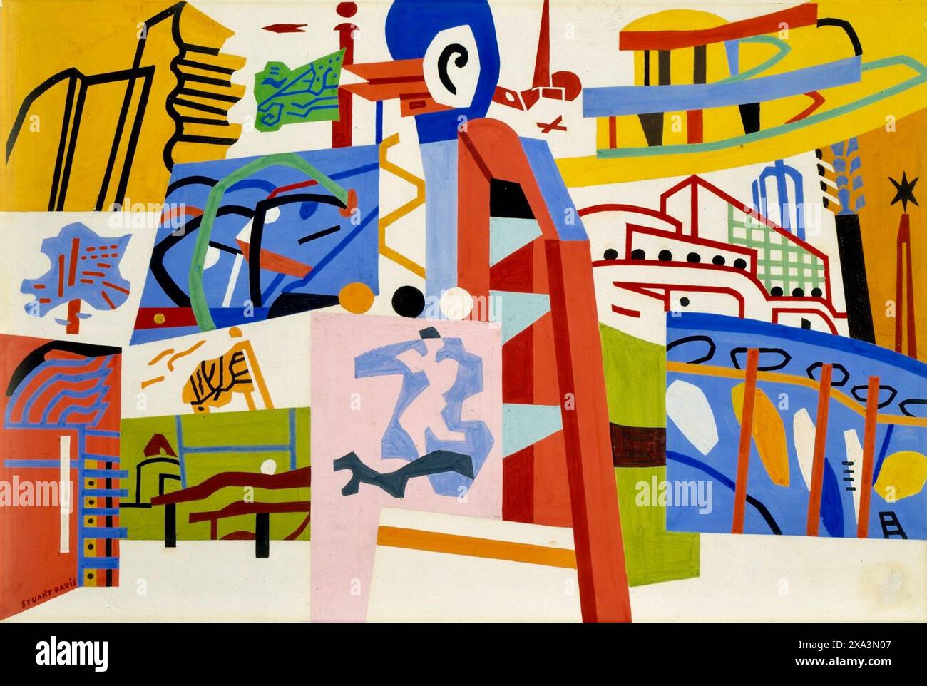 Stuart Davis - Impressions of the New York World's Fair - Flushing, New ...