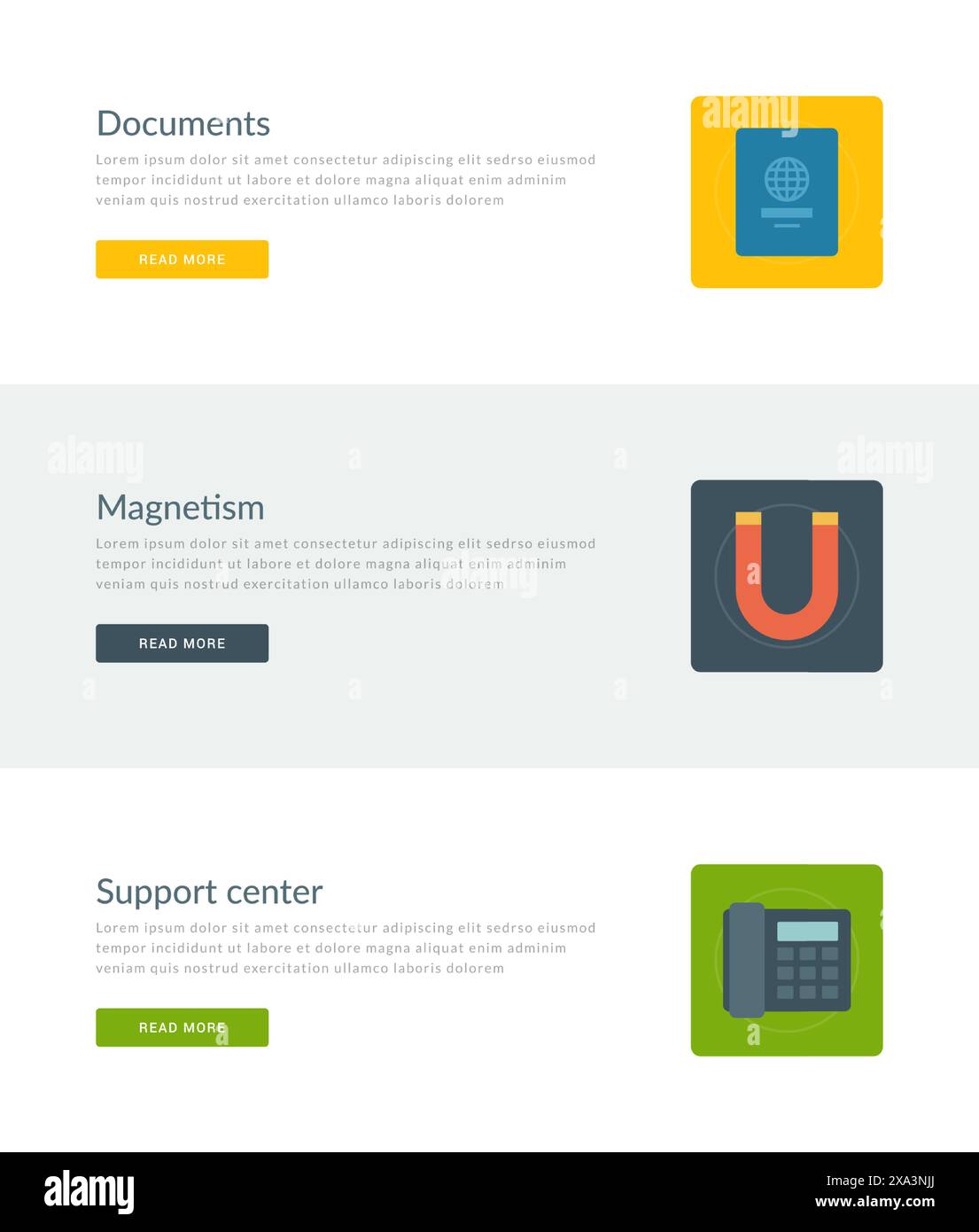 Website Headers or Promotion Banners Templates and Flat Icons Design ...