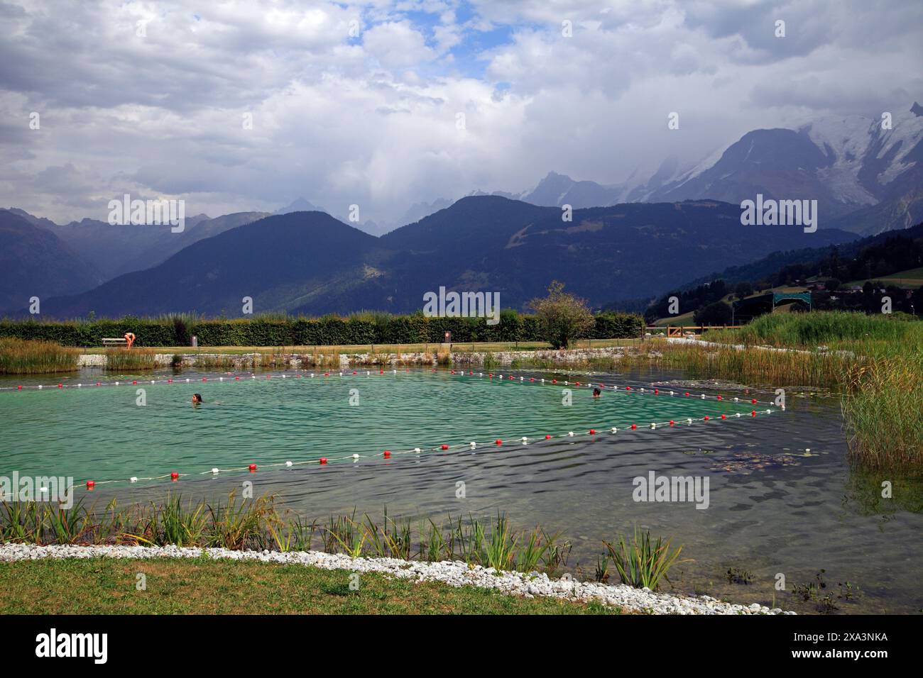 “Biotope” outdoor swimming pool, first public ecological swimming pool ...