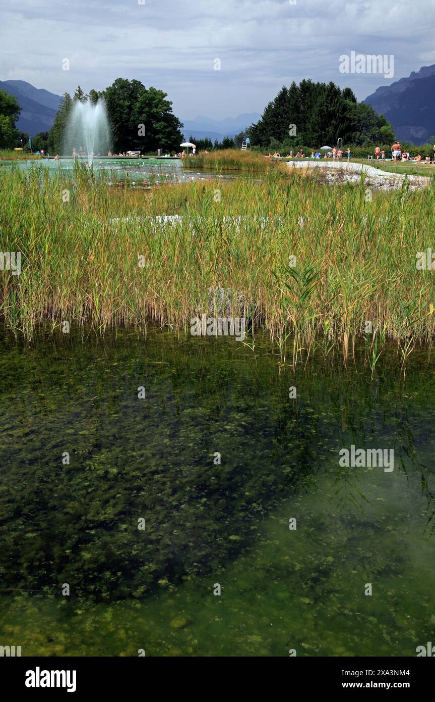 “Biotope” outdoor swimming pool, first public ecological swimming pool ...