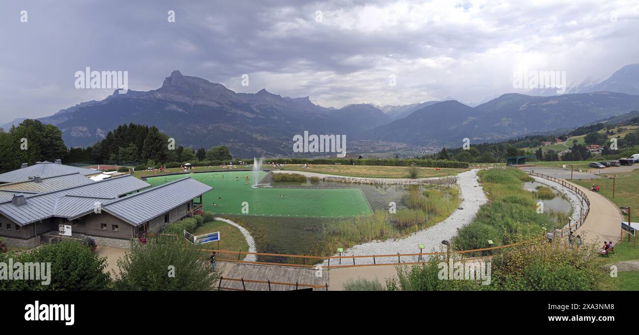 “Biotope” outdoor swimming pool, first public ecological swimming pool ...
