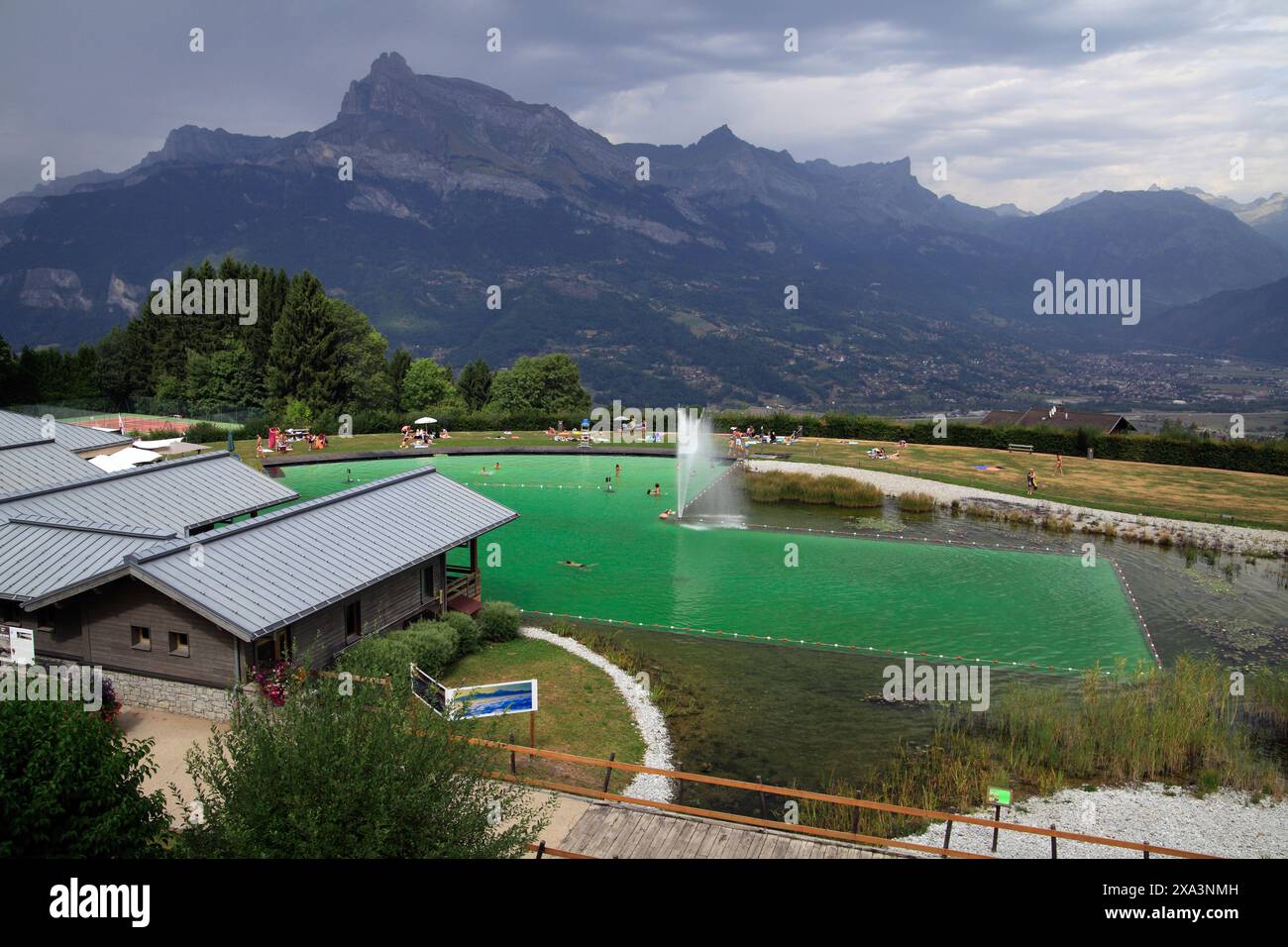 “Biotope” outdoor swimming pool, first public ecological swimming pool ...