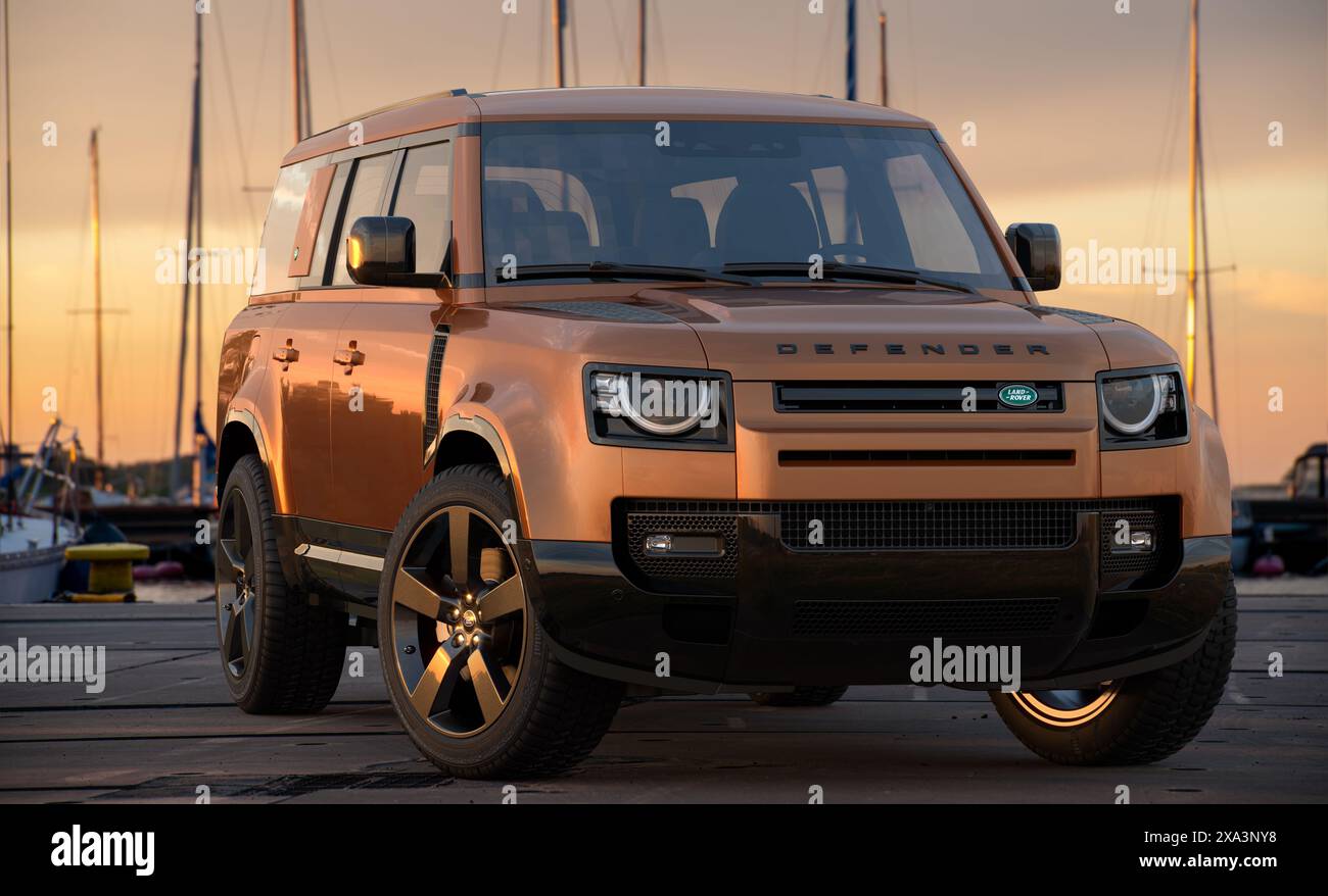 New Land Rover Defender Stock Photo - Alamy