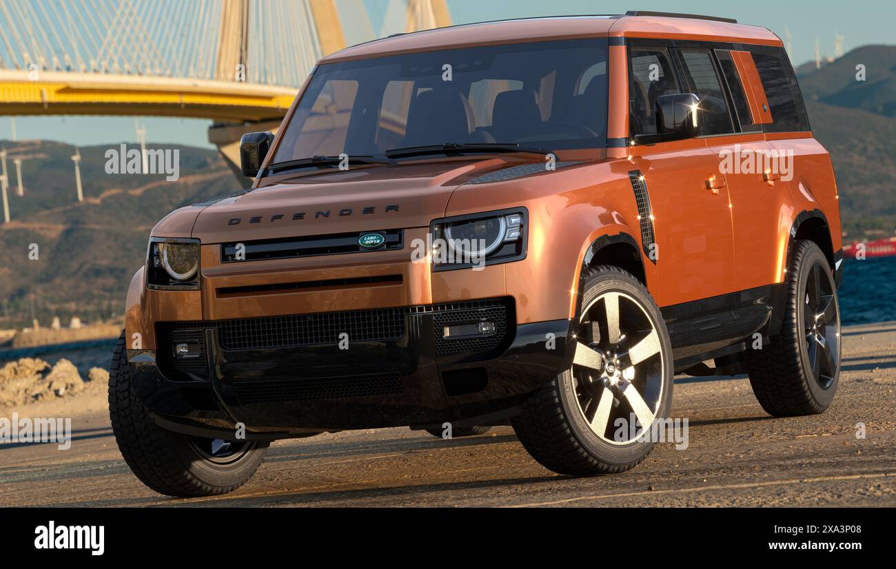 New Land Rover Defender Stock Photo - Alamy